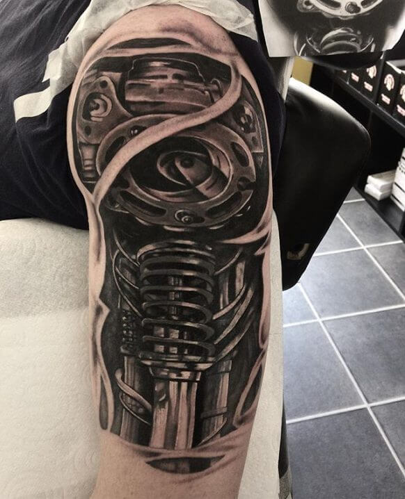 15 Images of biomechanical tattoo style - WithTatto.com