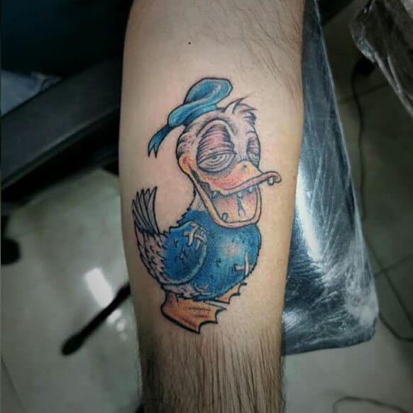 Color cartoon tattoo for men in 18 images