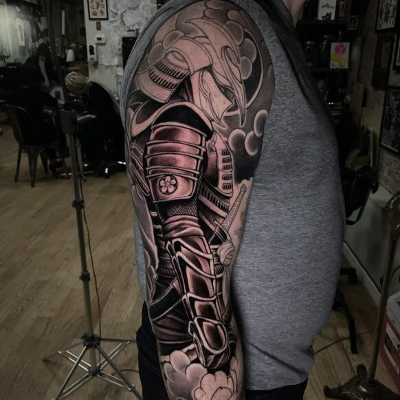 20 Inspiring arm samurai tattoos