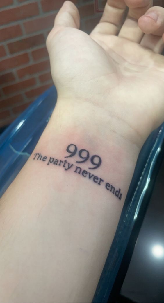 Meaning of 999 tattoos and some ideas