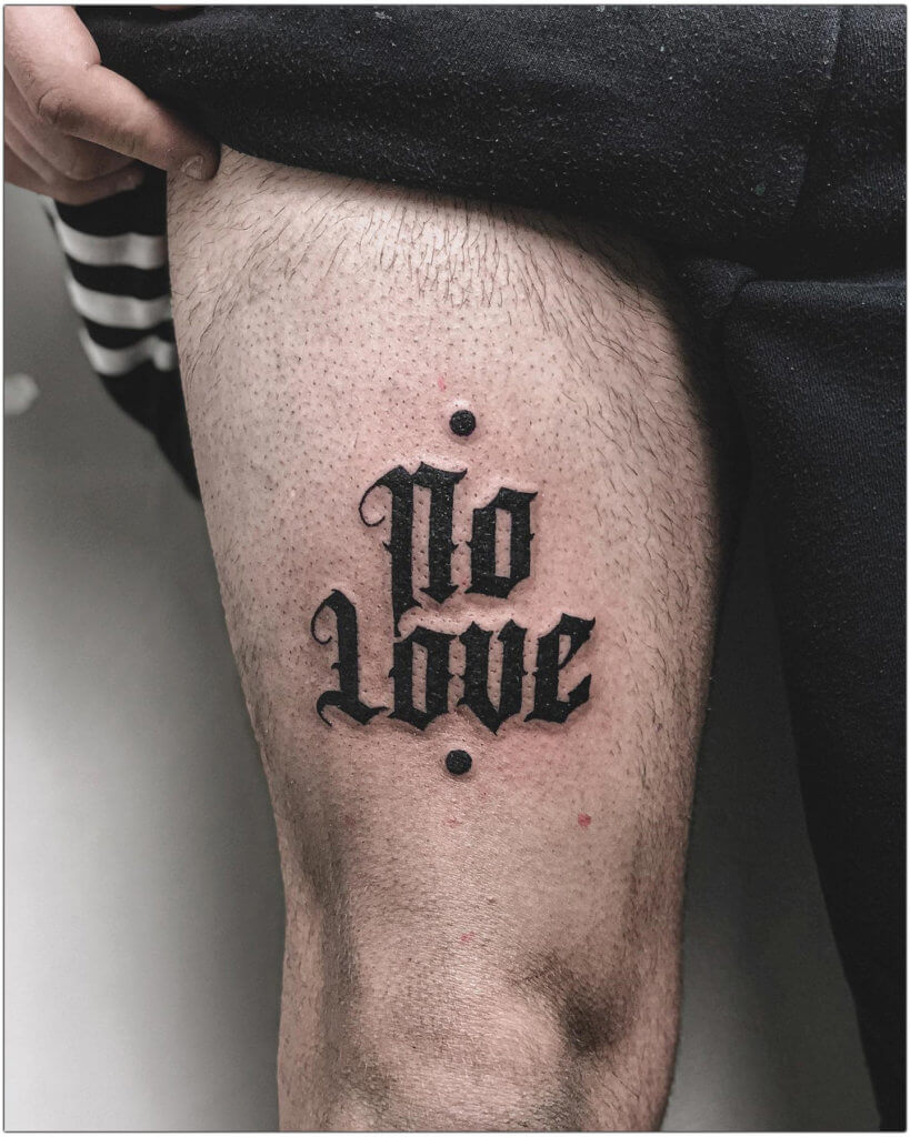 Trust No One tattoo meaning